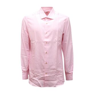 Mazzarelli B115 Shirt - - Shirts - Herren - Rosa - XL