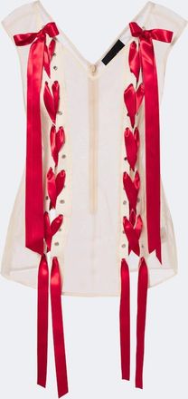 Simone Rocha Top Unraveling &agrave; noeuds