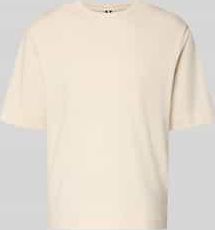 Profuomo T-Shirt mit Logo-Print und Rundhalsausschnitt