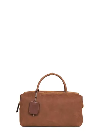 Max Mara Bowler Top Handle Bag - Brown