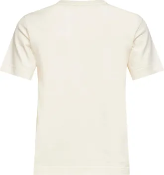 Jacquemus Embroidered Grosgrain Logo T-Shirt - Beige