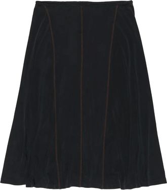 Bimba & Lola jupe mi-longue à détail de coutures - Noir