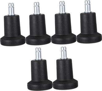 Soimiss 6 Stück Teiliges Multifunktionale Einstellbare Feste Bürostuhl Füße mit Rutschfesten Schutzkappen Einfache Geeignet für Holz Fliesen und Laminatböden 