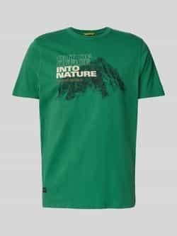 Camel Active T-Shirt mit Label-Print