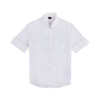 Fay Kurzarmhemd - - Blouses & Shirts - Damen - Wei&szlig; - L