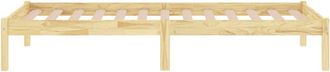Generic Kleines Einzelbettgestell aus Massivem Kiefernholz - Stabile Sperrholzlatten, Ideal f&uuml;r Schlafzimmer (90 x 200 cm)