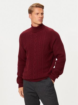 Daniel Hechter Rollkragenpullover 65019 142814 Rot Regular Fit