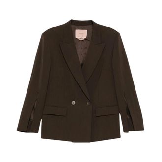 Twinset 262Tp268A Blazer - - Jackets - Damen - Braun - L