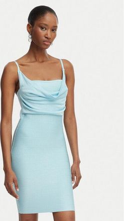 Guess Coctailkleid W6GK83 Z0686 Blau Slim Fit
