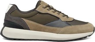 Geox Baskets U Volpiano A pour Homme, Musc Militaire, 43 EU