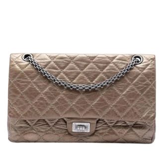 Chanel Sac bandouli&egrave;re matelass&eacute; &agrave; double rabat Pre-owned - Femme - Pre-owned - Brun - Taille: ONE Size