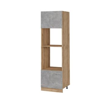 Vicco Mikrowellenschrank R-Line, Beton, 60 cm