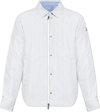 Moncler Homme, Vestes, Bleu, Taille: 2XL Crescent Reversible Down Jacket