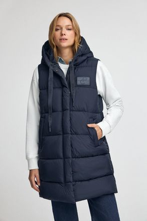 Polo Club Lange Wendeweste marineblau mit Polo Club-Logo