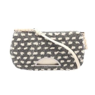 Dior Pre-owned Maris Pearl Woll Leder Schultertasche - - Pre-owned - Damen - Grau - ONE SIZE