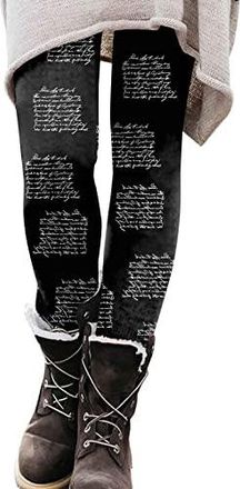 Generic Legging de sport 2026 pour femme - Imprim&eacute; d&eacute;contract&eacute; - Taille haute - Pour le fitness, le sport, le yoga, blanc, L