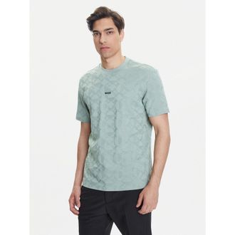 HUGO BOSS T-Shirt 50538184 Gr&uuml;n Relaxed Fit