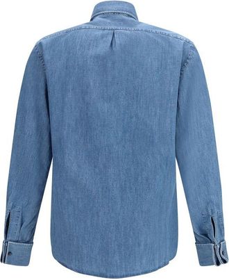 Brunello Cucinelli Cotton Denim Shirt - Blue