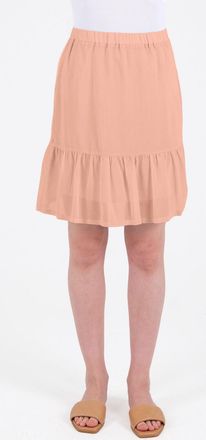 ORGANICATION Damen vegan Voile Midirock Hellbraun