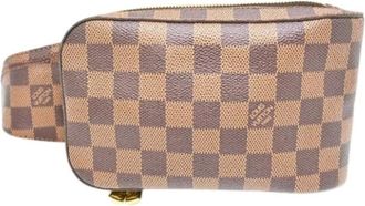 Louis Vuitton unisex, Pre-owned, Brun, Taille: ONE Size Sac bandouli&egrave;re Pre-owned en toile Damier