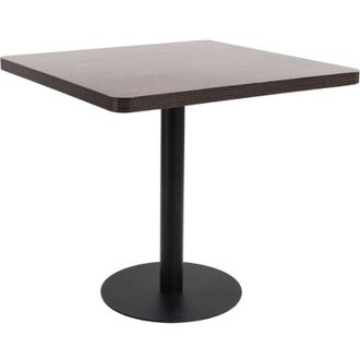 vidaXL Vidaxl - Tableau de bistrot brun fonc&eacute; 80x80 cm pour le salon du bar