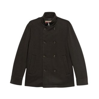Montecore Giacca Imbottita in Pima Leggera - Homme - Manteaux - Brun - Taille: M