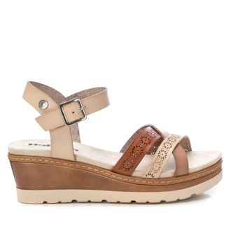 Refresh Sandalen Damen Beige - Bequeme und vielseitige Schuhe - Casual Mode - Modell 17268202 (Größe 37)