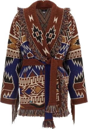 Alanui Femme, Pulls, Multicolore, Taille: 38 FR Le Cardigan Amazing Journey
