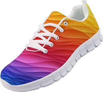 CHAQLIN Baskets Femmes Léger Athlétique Mode Sneaker Jogging Running Chaussures De Sport Multi Couleur Design Décontracté en Plein Air Randonnée Randonnée Bas