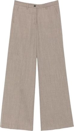 Nine In The Morning Nadia Pantalon Large - Femme - Pantalons - Beige - Taille: W29