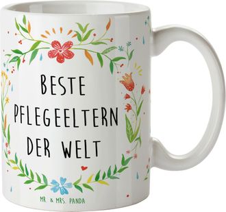 Mr. & Mrs. Panda Tasse Pflegeeltern - Geschenk, Mami, Kaffeetassen, Adoption, Pflegekind, Geschenk Tasse, Cappuccino Tassen, Teebecher
