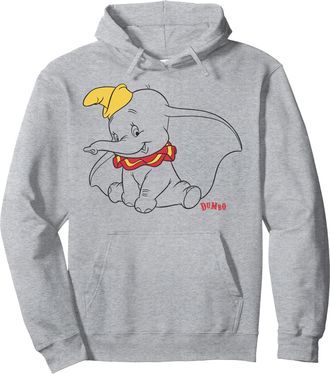 Disney Dumbo Outline Logo Pullover Hoodie