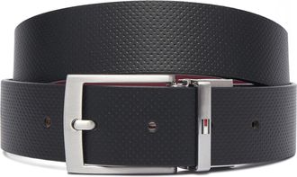 Tommy Hilfiger G&uuml;rtel Tommy Hilfiger Adan Rev 3.5 Pebble AM0AM14566 Schwarz