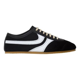 Dries Van Noten Wildleder Low-Top-Sneaker - - Shoes - Damen - Schwarzk - 39 EU