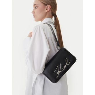 Karl Lagerfeld Handtasche KARL LAGERFELD B1W30046 Schwarz