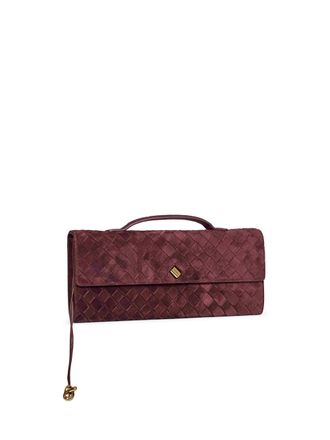 Bottega Veneta Andiamo Clutch - Bordeaux