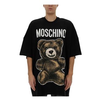 Moschino Teddy Bear T-Shirt - - Tops - Herren - Schwarzk - M