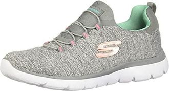 Skechers Summits-Quick Getaway Baskets, Gris, 36 EU