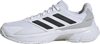 adidas Herren Courtjam Control 3 Tennis Shoes, Cloud White/Core Black/Grey Two, 45 1/3 EU