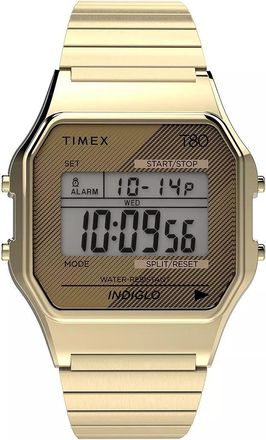 Timex Uhr - Timex T80 - Gr. unisize - in Gold - f&uuml;r Damen