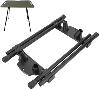 Generic Beine Tisch, Metall Tischbeine | Stahl Campingtischbeine Möbelfüße Heavy Duty - Verstellbare Faltbare Esstischbeine Sofa-Klapptische, Computertische