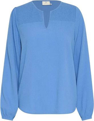 Kaffe Femme, Blouses et Chemises, Bleu, Taille: 46 FR Blouses