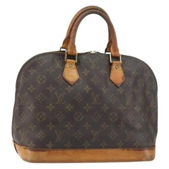 Louis Vuitton Sac &agrave; main en toile Pre-owned - Femme - Pre-owned - Brun - Taille: ONE Size