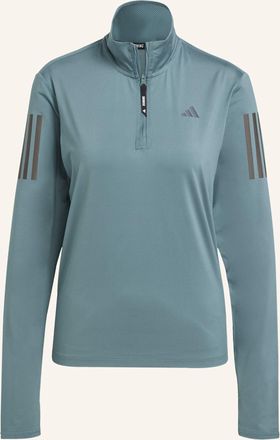 adidas Own The Run Half-Zip Oberteil gruen
