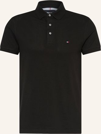 Tommy Hilfiger Piqu&eacute;-Poloshirt Slim Fit schwarz
