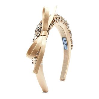 Prada Haarreif - - Accessories - Damen - Beige - ONE SIZE