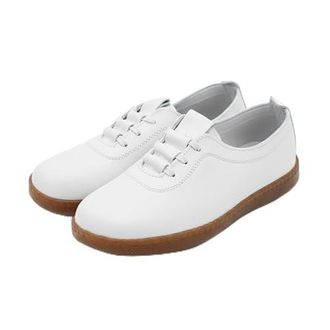 Zerimar Chaussures à Lacets pour Femme - Modèle élégant et Confortable - Style raffiné et Grand Confort - Blanc, Pointure 37