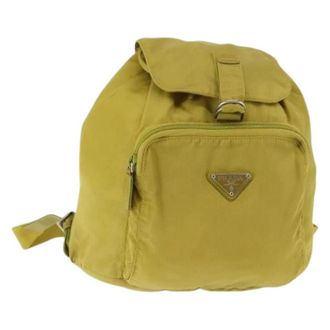 Prada Pre-owned Nylon Rucksack - - Pre-owned - Damen - Gr&uuml;n - ONE SIZE