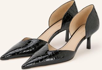 Victoria Beckham Lack-Pumps Victoria Angle Dorsay schwarz