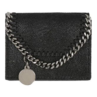 Stella McCartney Femme, Accessoires, Noir, Taille: ONE Size Falabella Tri-Fold Wallet